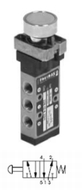 Pneumatic Push Button Valves